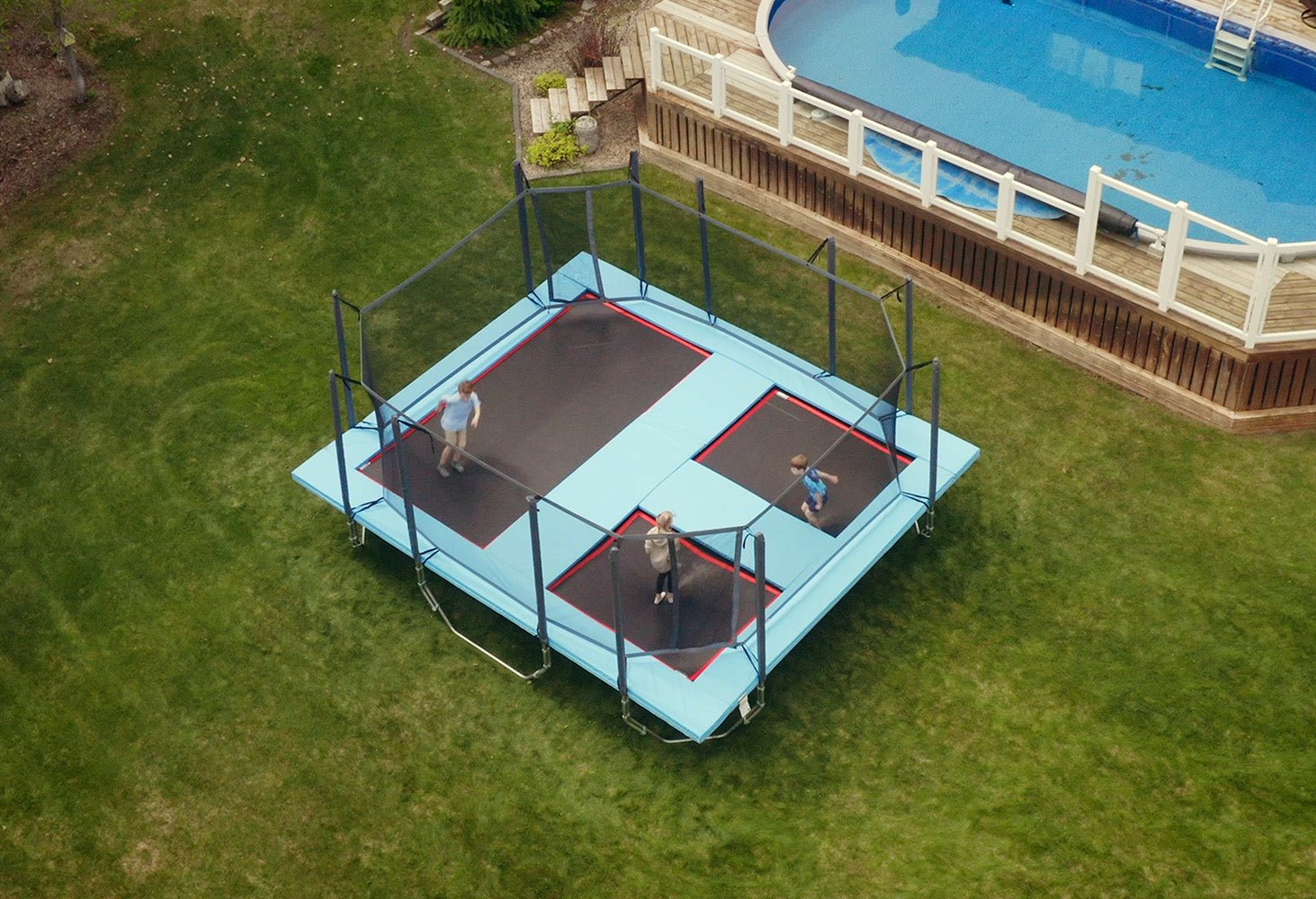 Backyard Trampoline Parks - In-Ground – Crazy Ape Extreme Equipment